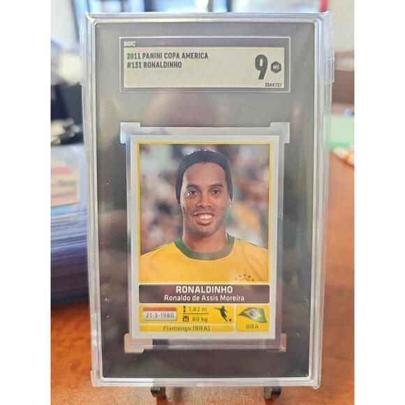 Other | 211 Panini Copa America Stickers Brazil Ronaldinho 131 Sgc 9 ...